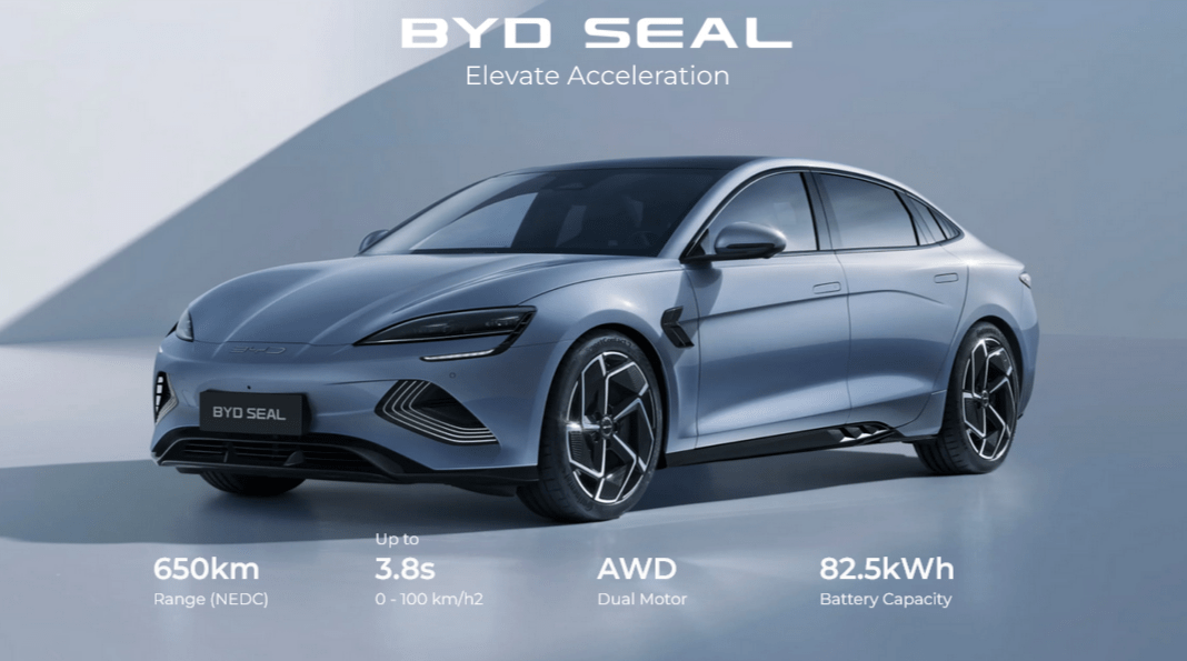 BYD Seal: Sedan Listrik dengan Performa dan Teknologi Canggih